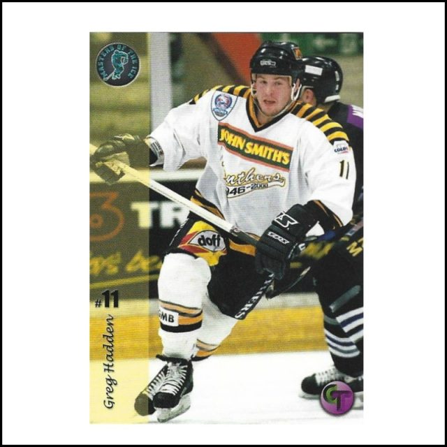 Nottingham Panthers Greg Haddon "Masters of the ice" Card Set 2001 - 02 ...